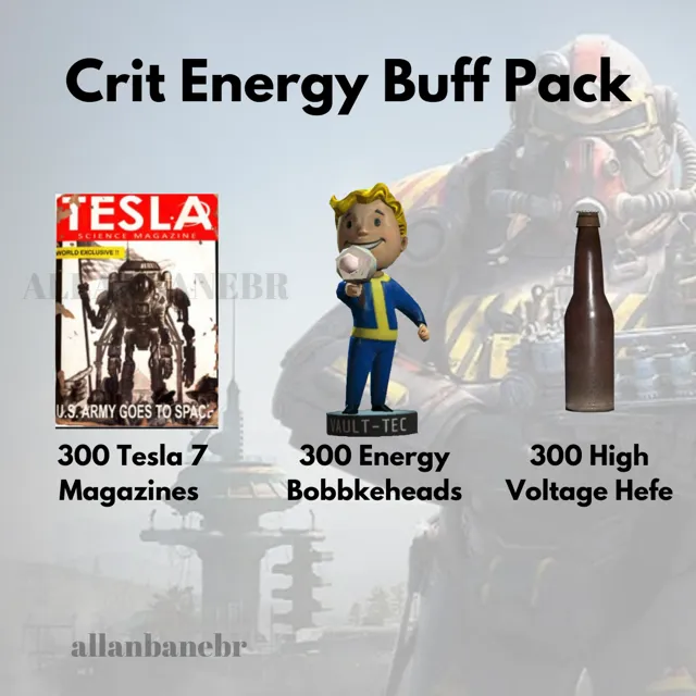 Aid | Crit Energy Buff Pack - Fallout 76 Game Items - Gameflip