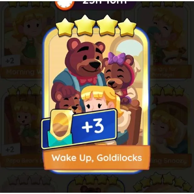 Wake Up, Goldilocks - Monopoly Go! Game Item - Gameflip
