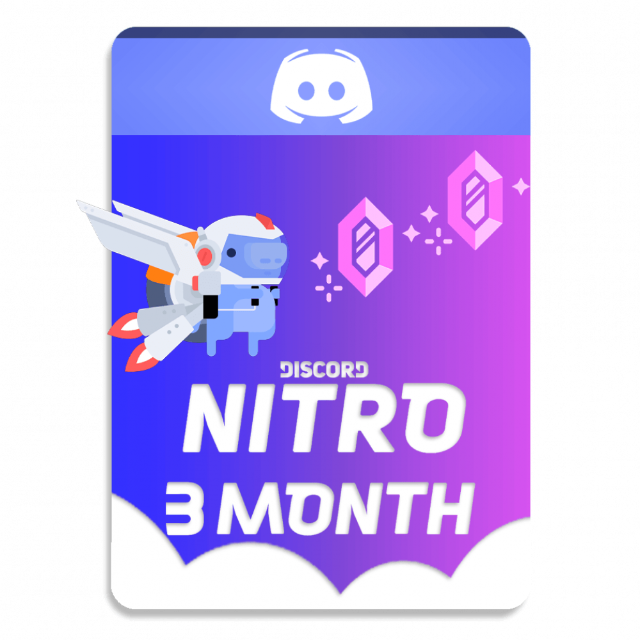 Discord Nitro 3 Months + 2 BOOSTS [FOR NEW ACCOUNTS] ⭐ Instant delivery ...