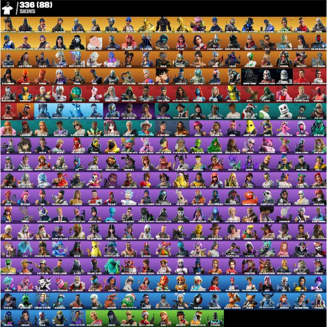 Fortnite Game Account (336 Skins + OG RENEGADE RAIDER + OG RAIDERS ...