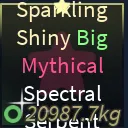 SPARKLING SHINY BIG MYTHICAL SPECTRAL SERPENT - Other Game Items - Gameflip