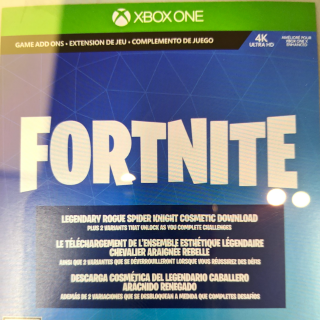 Fortnite Legendary Rogue Spider Knight Cosmetic Download XBox One ...