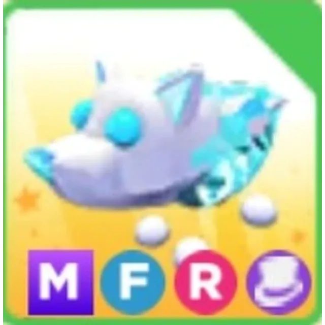 MFR ICE WOLF - Adopt Me Game Item - Gameflip