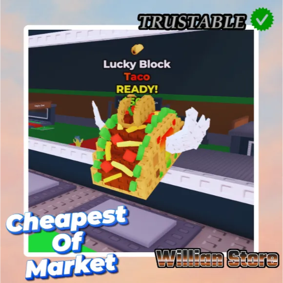 TACO LUCKY BLOCK WITH TACOS - Other Game Item - Gameflip