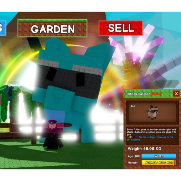 Semititanic Rainbow Raccon - Other Game Item - Gameflip