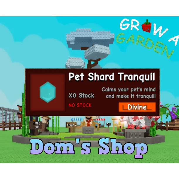 Tranquil Mutation (GAG) - Grow a Garden Game Item - Gameflip