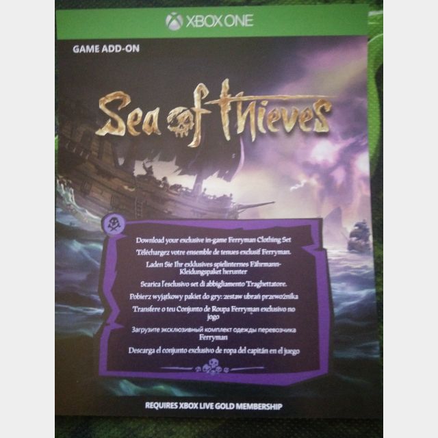 Sea of Thieves - Ferryman Costume & Weapon Pack DLC - XBox One Spiele ...