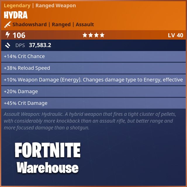 Fortnite - ⚡106 Shadowshard Hydra [Xbox One and PC] - Other - Gameflip