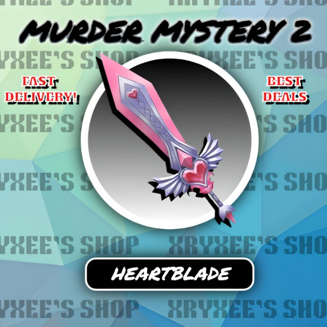 MM2 HEARTBLADE - Murder Mystery 2 Game Item - Gameflip
