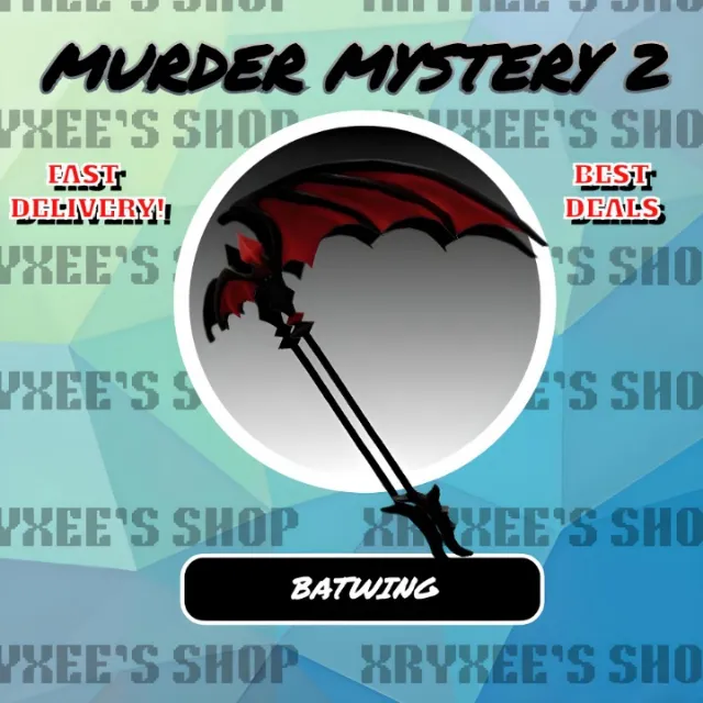 BATWING - MM2 - Murder Mystery 2 Game Items - Gameflip