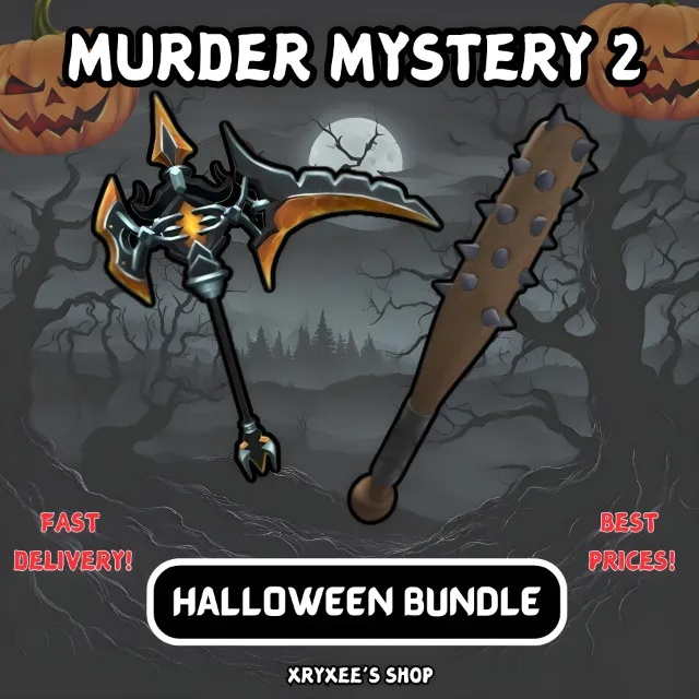 BAT & HALLOWSCYTHE - MM2 - Murder Mystery 2 Game Items - Gameflip