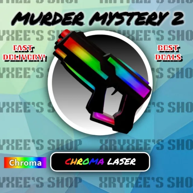 MM2 CHROMA LASER - Murder Mystery 2 Game Item - Gameflip