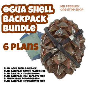 Plan | Ogua Shell Backpack - Game Items - Gameflip