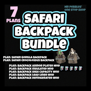 Plan | Safari Backpack Bundle - 游戏商品 - Gameflip