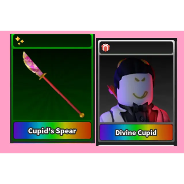 cupids spear and divine cupid stk - Survive The Killer Game Item - Gameflip
