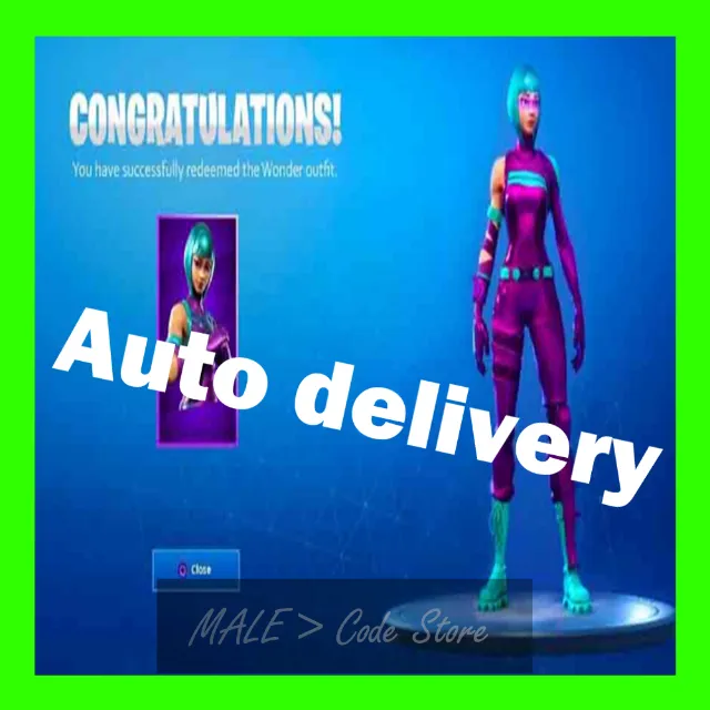 Code | Fortnite Wonder Skin - Game Item - Gameflip