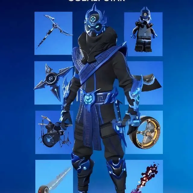 Fortnite Cobalt Star Bundle Pack - PS5 / Reg US - PSN Game - Gameflip