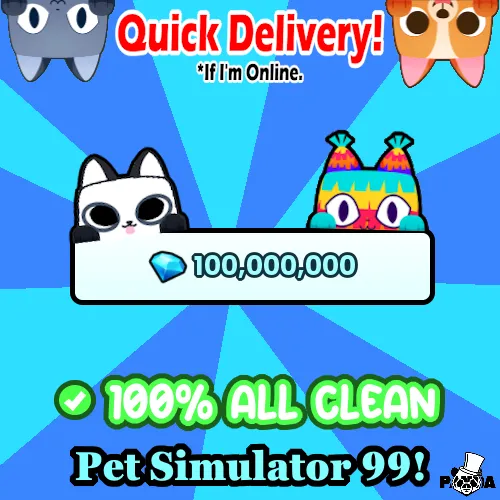 100m GEMS PS99 - Pet Simulator 99 Game Item - Gameflip