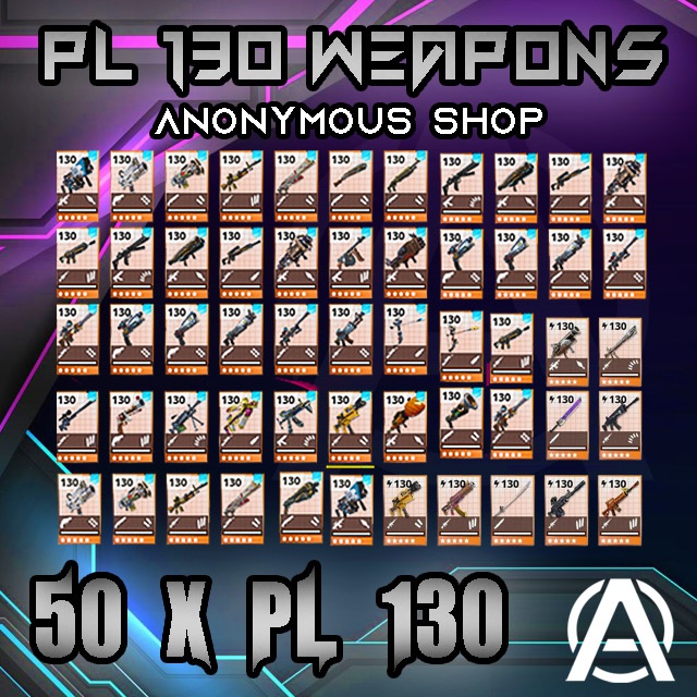 PL 130 Weapons - Game Items - Gameflip