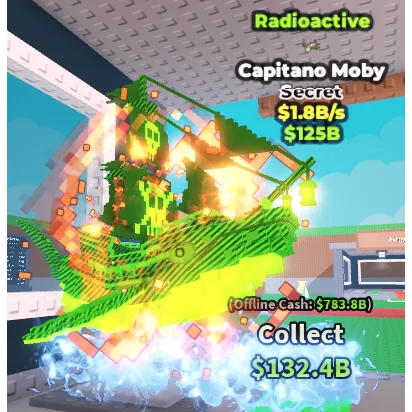 1.8 b/s [radioactive] capitano moby - Steal a Brainrot Game Item - Gameflip