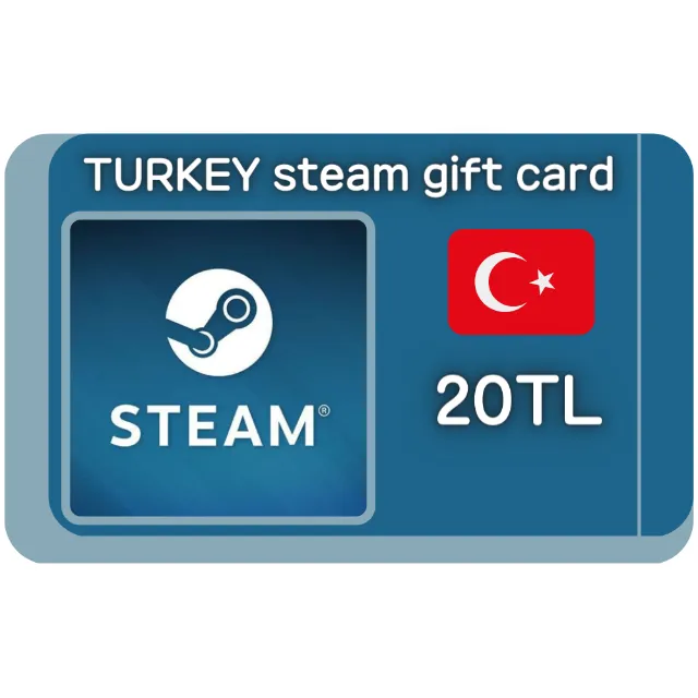 20 TL Steam Gift Card TURKEY - INSTANT - Steam Gift Card - Gameflip
