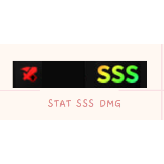 Stat SSS DMG Anime Adventures - Game Items - Gameflip