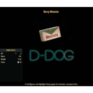 Aid | 1000 Berry Mentats - Game Items - Gameflip