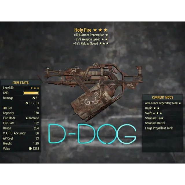Holy Fire AA2515 - Fallout 76 Game Items - Gameflip