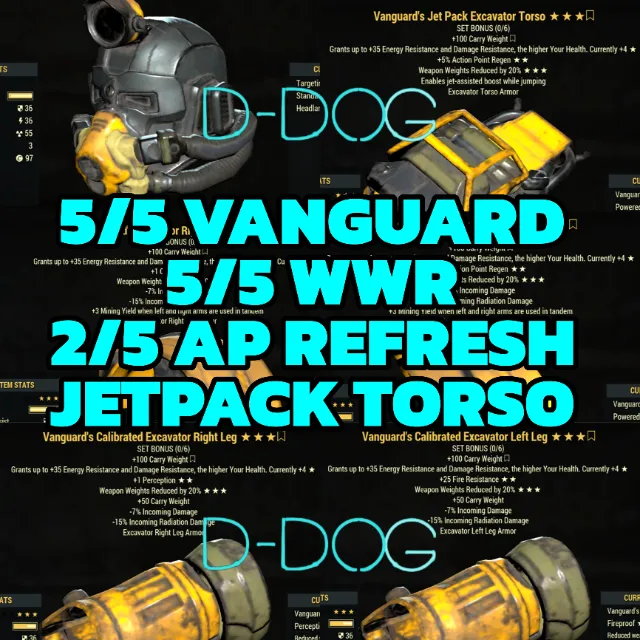 VAN WWR JETPACK - Fallout 76 Game Item - Gameflip