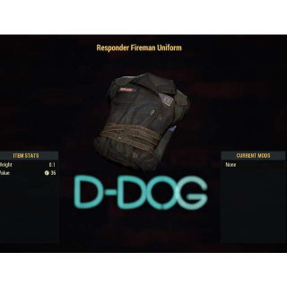 Apparel | Responder Fireman Set - Fallout 76 Game Items - Gameflip