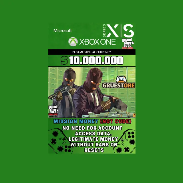 GTA 5 XBOX Shark Card Money Grand Theft Auto V Online $ 10,000,000 NOT CODE Read description ...