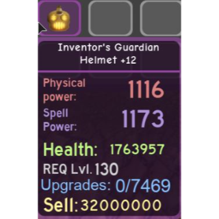 Gear | Inventors Guardian Helm - Game Items - Gameflip