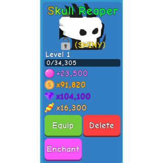 Bundle | x6 Skull Reaper SHINY - Game Items - Gameflip