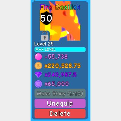 Pet | Fire Basilisk - Game Items - Gameflip