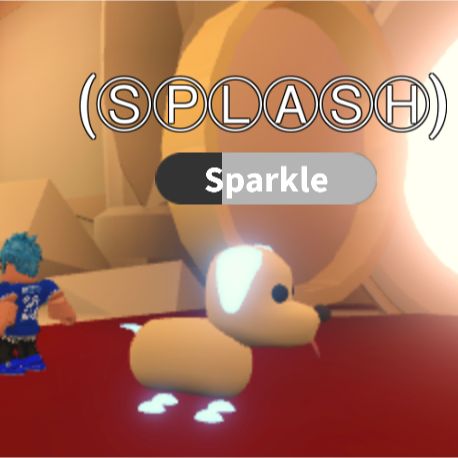 Pet | NEON DOG ADOPT ME ROBLOX - Game Items - Gameflip