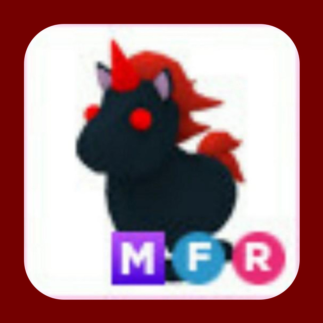 MFR Evil Unicorn - Adopt Me Game Items - Gameflip