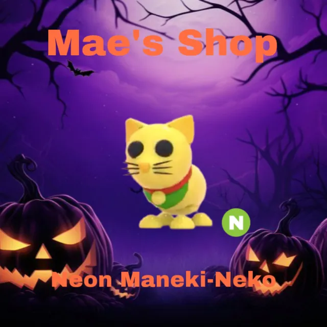 Neon Maneki-Neko - Game Item - Gameflip