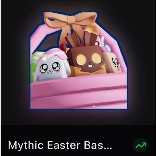 Mythic Easter basket bgsi - Bubble Gum Simulator Game Item - Gameflip