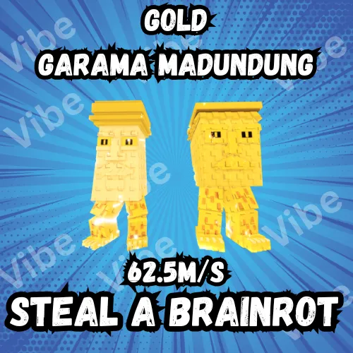 $62.5M/s Gold Garama Madundung | Steal a Brainrot (SaB) - Steal a ...