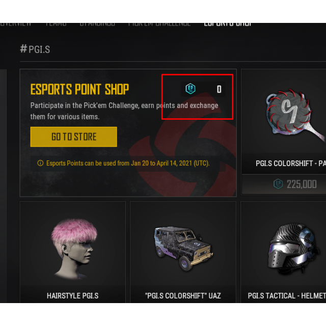 PUBG | 2000 EP (Esports points) - PLAYERUNKNOWN'S BATTLEGROUNDS Itens ...