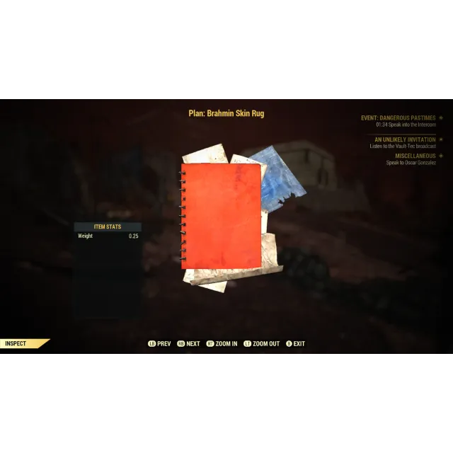 Brahmin Skin Rug - Fallout 76 Game Items - Gameflip