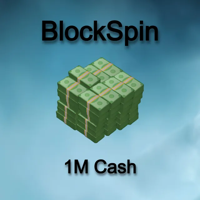 1M Cash | BlockSpin - Game Item - Gameflip