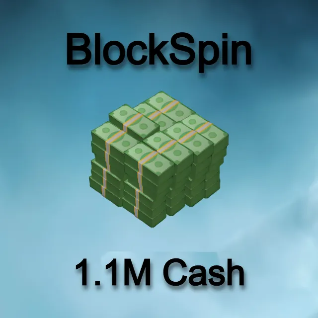 1.15M Cash | BlockSpin - Roblox Game Item - Gameflip