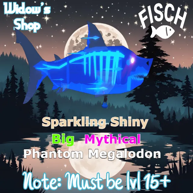 Fisch | SSB MYTHICAL PHANTOM MEGALODON - Other Game Item - Gameflip