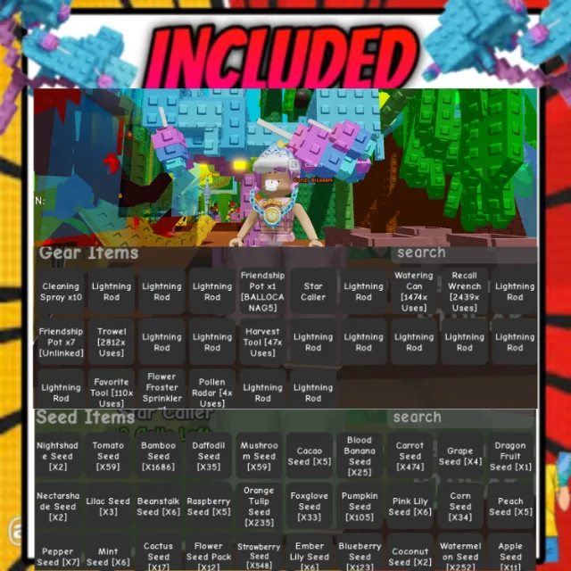 1x Candy Blossom Tree Account | GROW A GARDEN - Grow a Garden Game Item ...