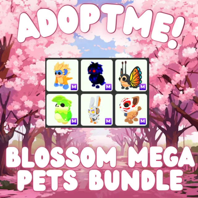 Cherry Blossom Mega Pets - Adopt Me Game Item - Gameflip