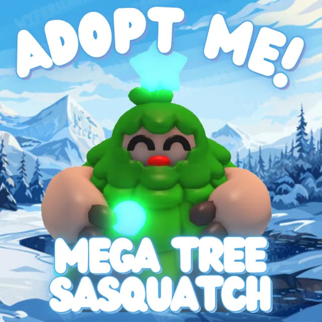 Mega Tree Sasquatch - Adopt Me Game Item - Gameflip