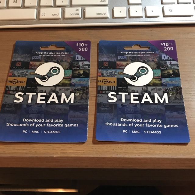 $200.00 Steam (2x$100) receipts available - Steam Gift Cards - Gameflip