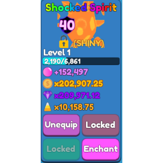 Shiny Shocked Spirit | BGM - Game Items - Gameflip