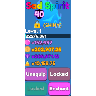 Shiny Sad Spirit - Game Items - Gameflip